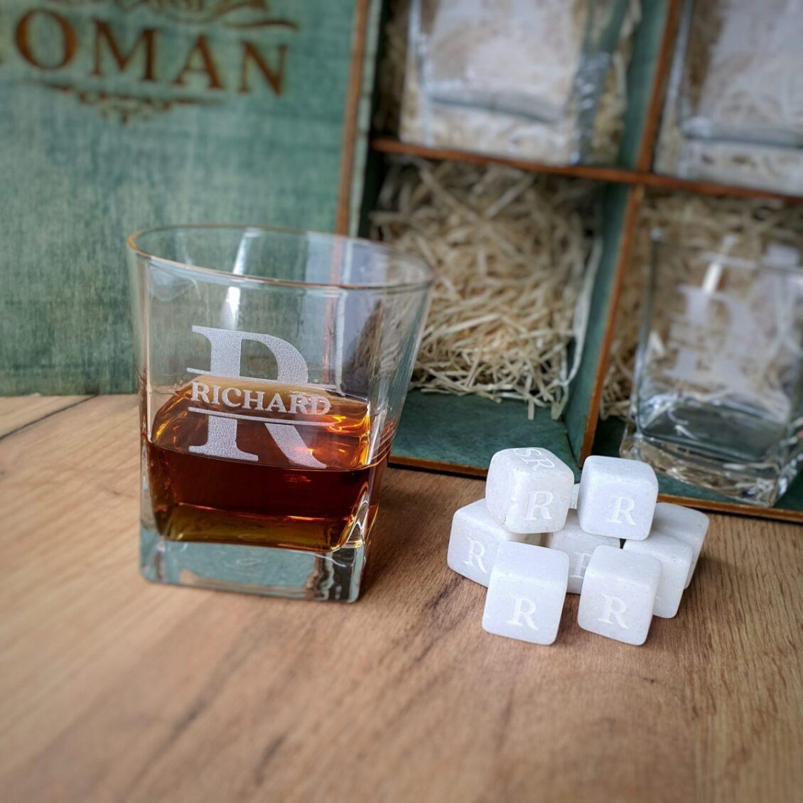 Personalizovaný Pohárový Set na Whisky/ Rum - Valse | PravýMuž.sk